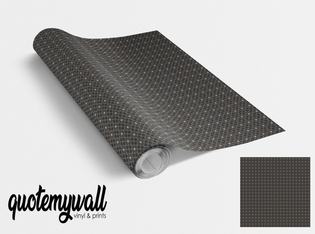 Black Geometric Pattern Vinyl Wrap Print Vinyl Wraps for Furniture - Etsy