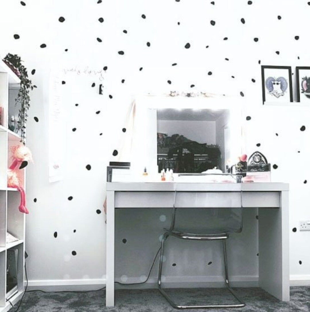 Polka Dot Stickers Polka Dot Wall Decal Stickers Irregular for - Etsy