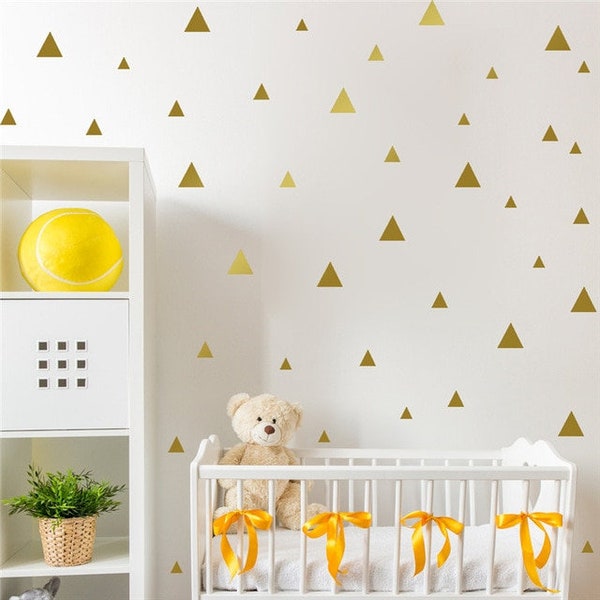 Triangle Wall Decal - Etsy