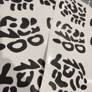 Leopard Spot Wall Stickers, Leopard Spot Decals, Leopard Print Wall ...