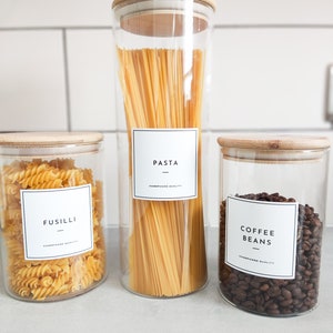 Kitchen Organization Pantry Labels, Personalized Storage Stickers for ...