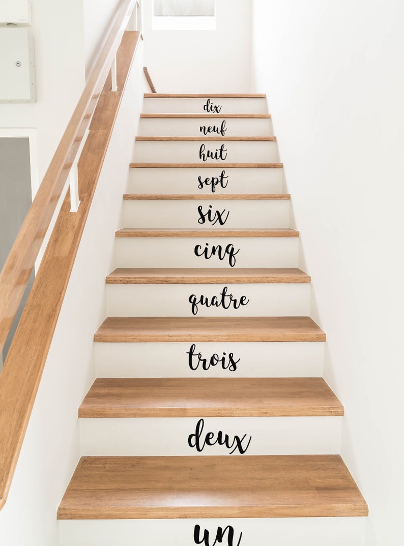 Stair Stickers Stair Decals Stair Riser Decals Stair Riser - Etsy