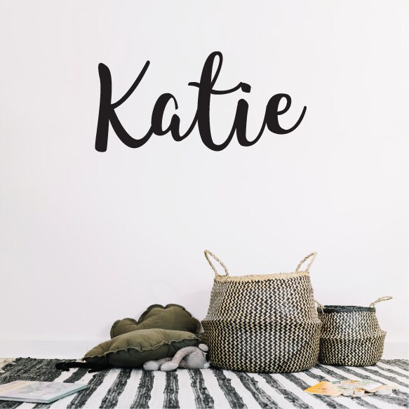 Custom Name Decal Name Wall Sticker Make Your Own Design | Etsy