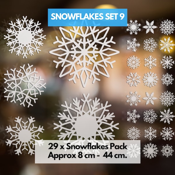 Extra Large Christmas Window Stickers - Etsy UK