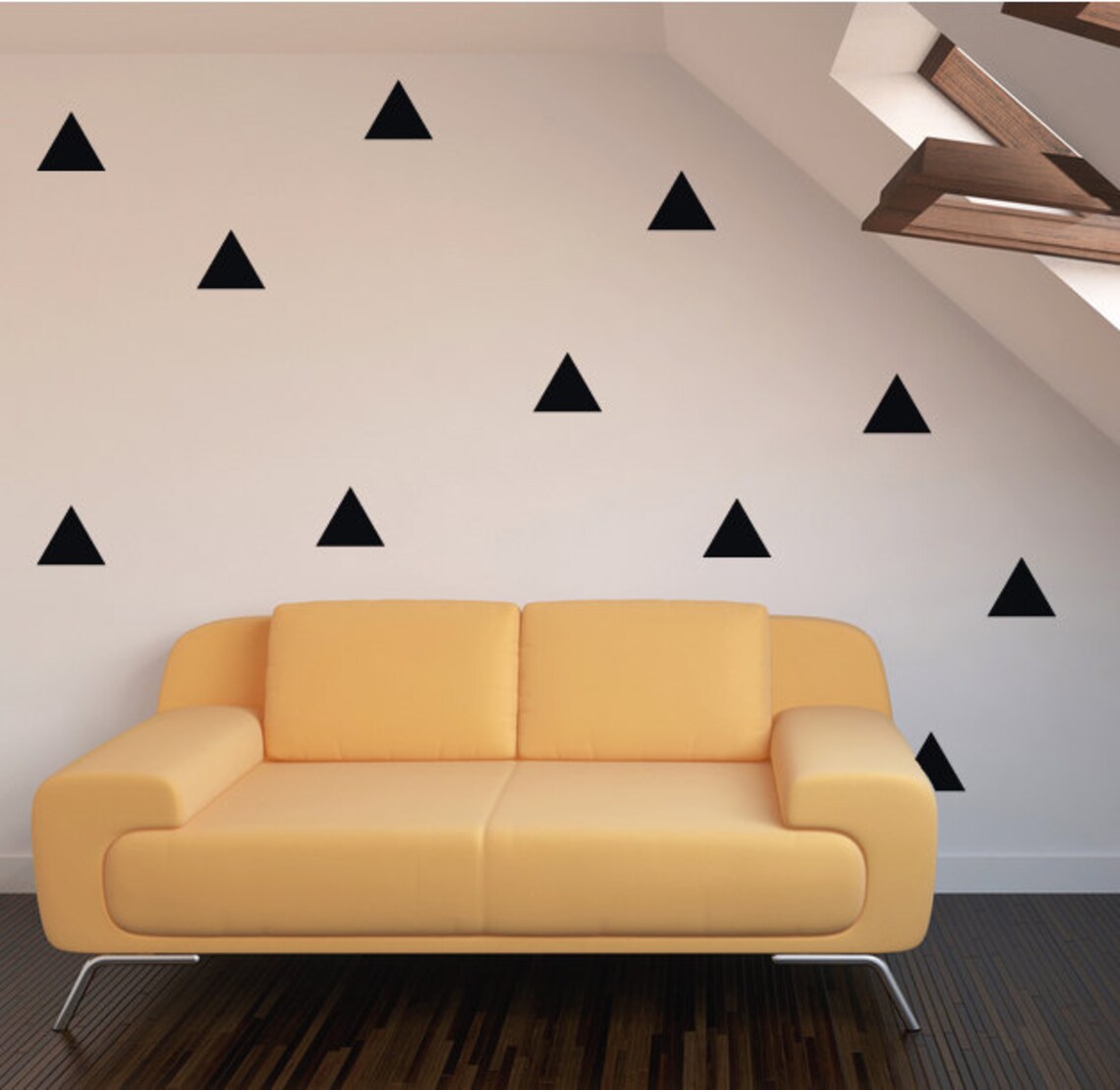 100 Triangle Shape Wall Stickers - Etsy UK