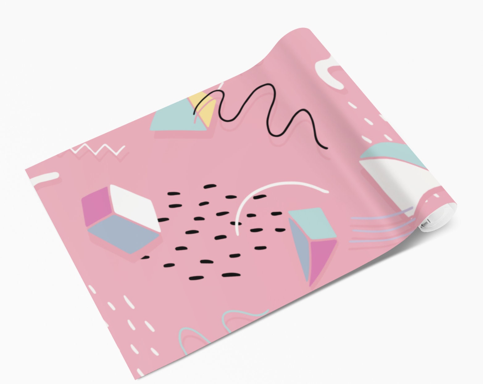 Pink Shapes & Lines Geometric Vinyl Wrap Vinyl Wraps for - Etsy UK