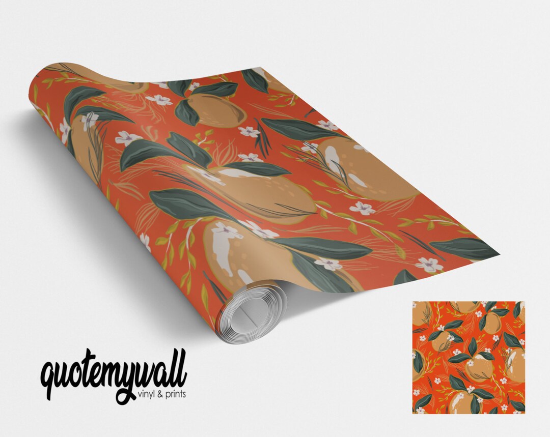 Orange Peach Fruits Vinyl Furniture Wrap - Etsy