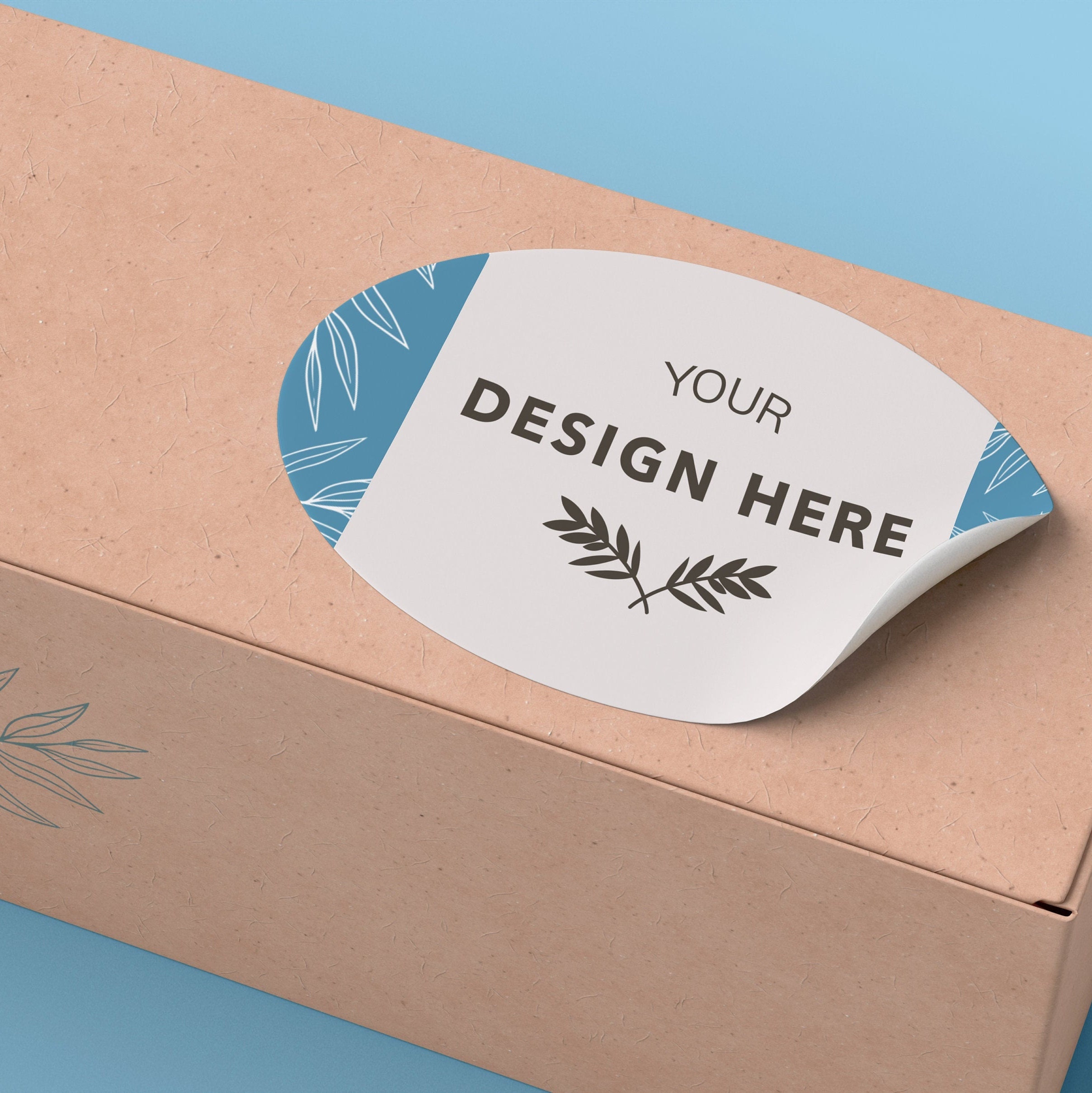 Custom Oval Label Stickers - Etsy UK