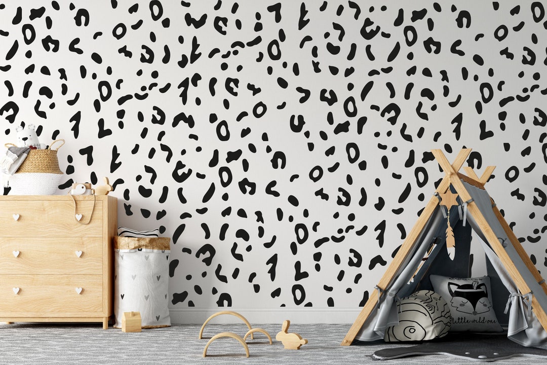 Leopard Spot Wall Stickers, Leopard Spot Decals, Leopard Print Wall ...
