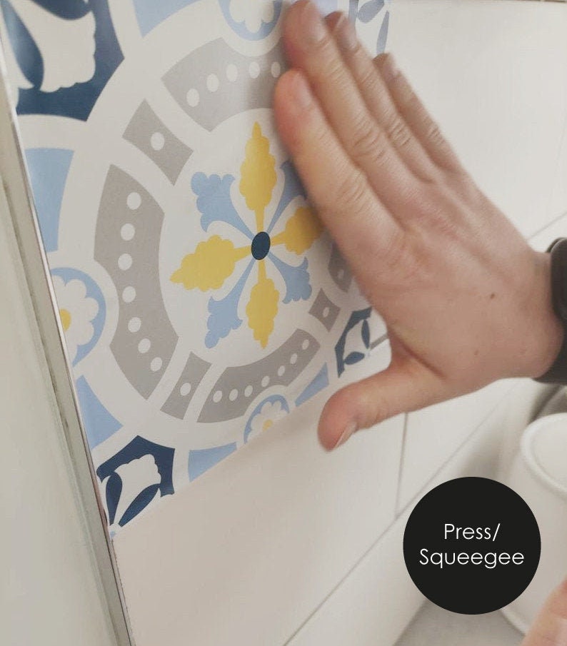 Fancy Square Floor & Wall Tile Stickers - Etsy