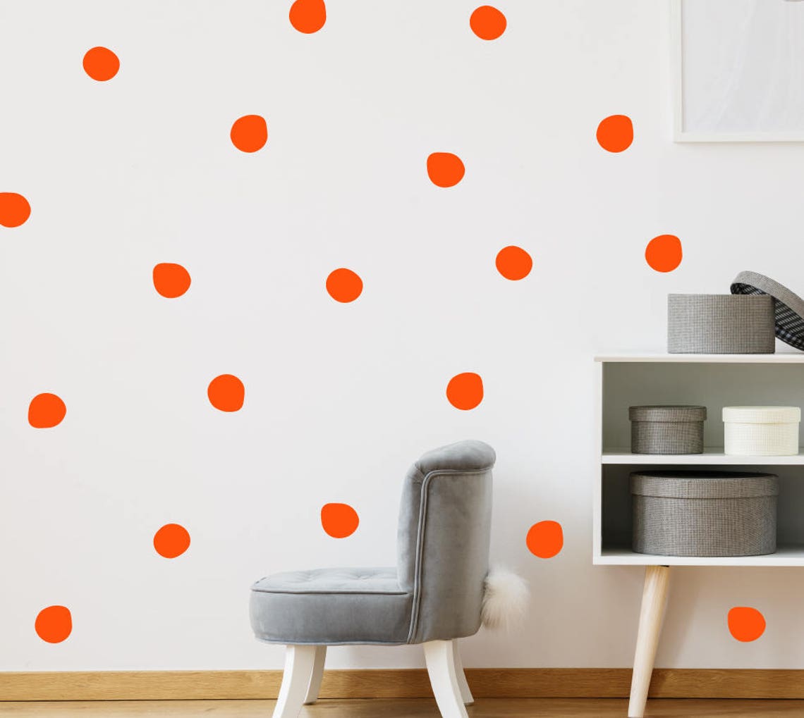 120 Peel and Stick Polka Dot Decals Polka Dot Stickers - Etsy UK
