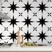 Black Astral Star Tile Stickers - Etsy
