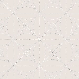 Cream Star Tile Pattern Vinyl Furniture Sticker - Etsy