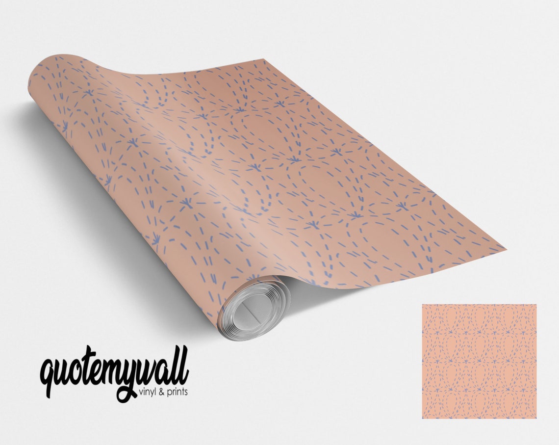 Peach Dotty Loops Self Adhesive Wrap | Etsy