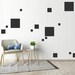 100 Squares Wall Stickers/wall Decals for Home Decor/nursery/office ...