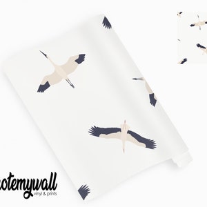 Crane Flying Bird Self Adhesive Vinyl Vinyl Wraps for Furniture - Etsy