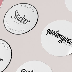 Custom Round Sticker Labels - Etsy UK