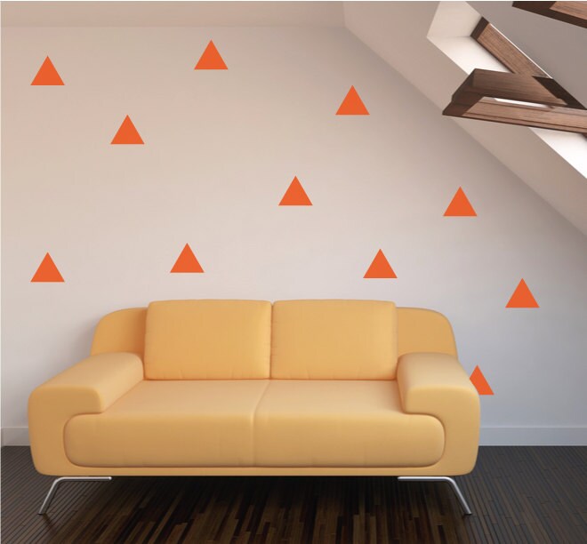 100 Triangle Shape Wall Stickers - Etsy UK