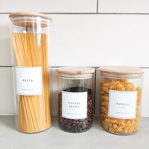 Kitchen Organization Pantry Labels, Personalized Storage Stickers for ...