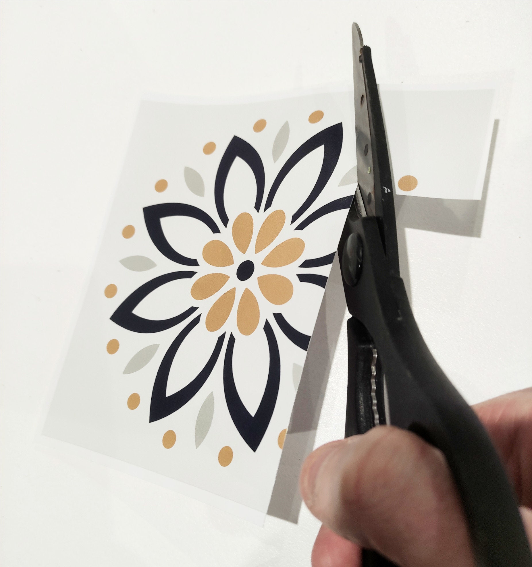 Black Astral Star Tile Stickers - Etsy UK