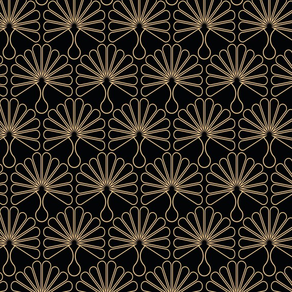 Furniture Stickers Self-adhesive Gold Art Deco Vintage Pattern - Etsy