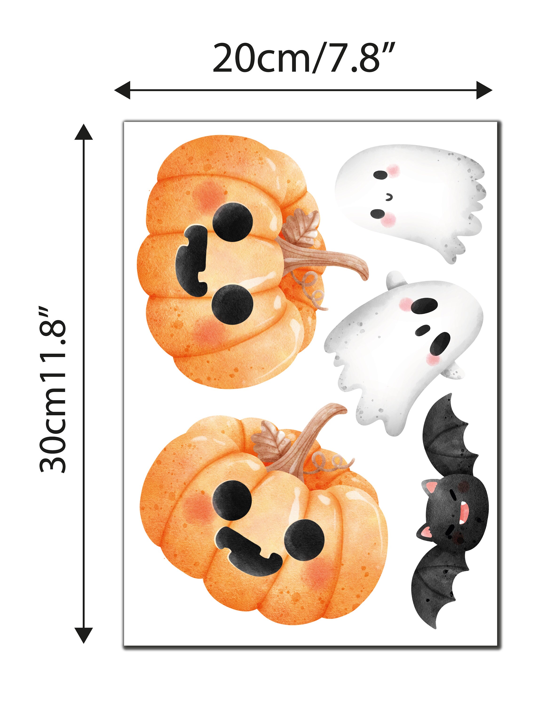 Kids Halloween Decorations Halloween Window Stickers Multi - Etsy