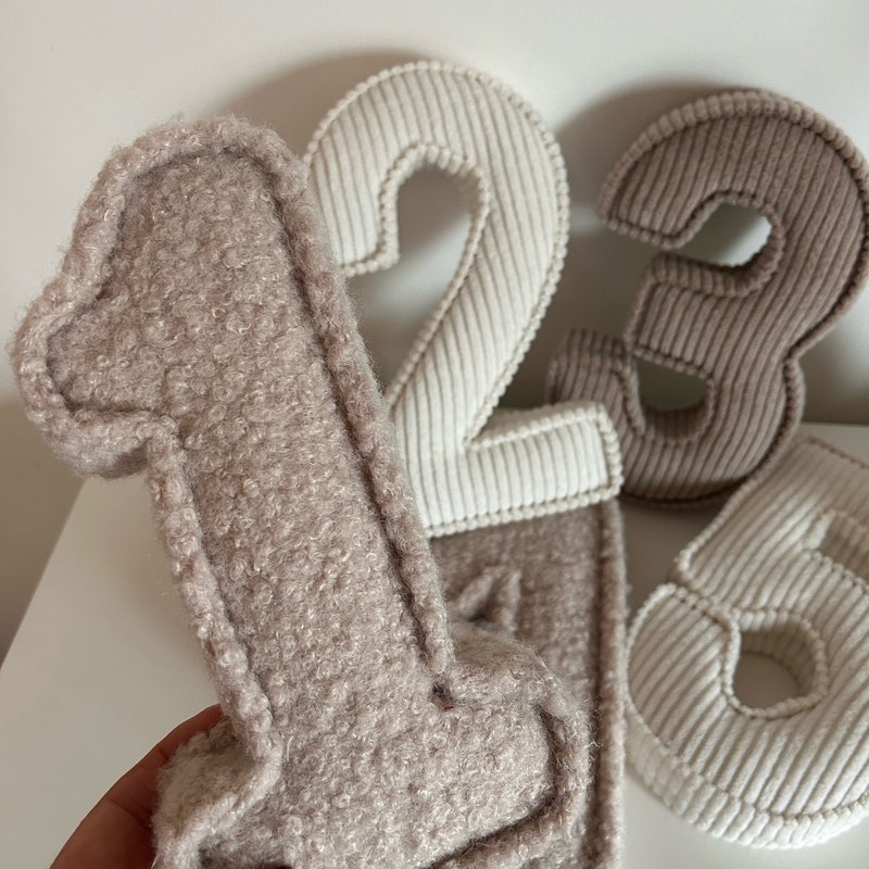 Fabric Numbers - Etsy
