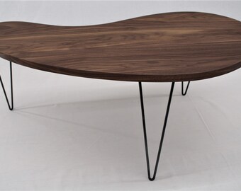 Kidney Bean Mid Century Coffee Table - Etsy
