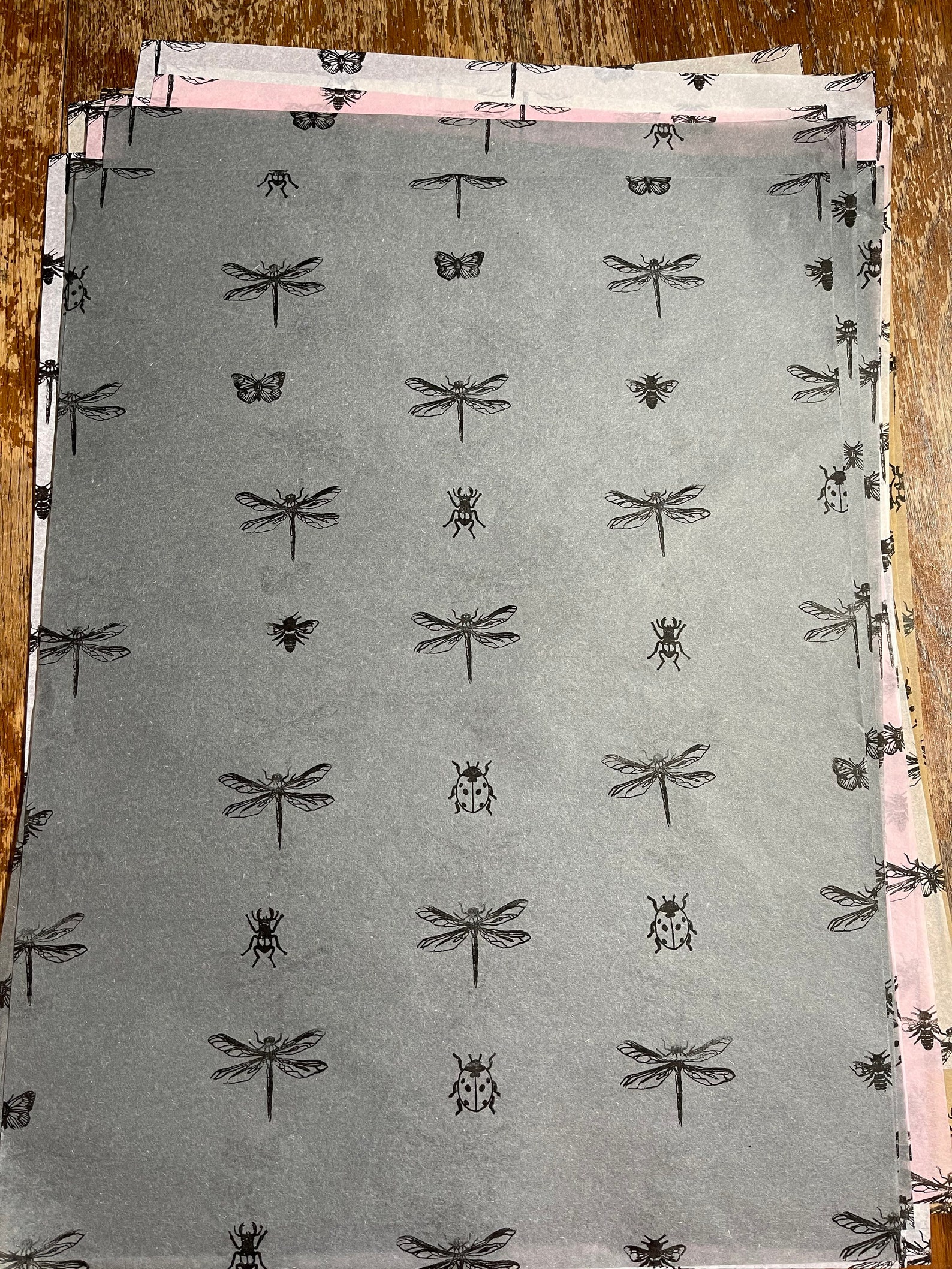 100% Recycled Tissue Paper 375 X 500mm Insect Eco Friendly - Etsy UK