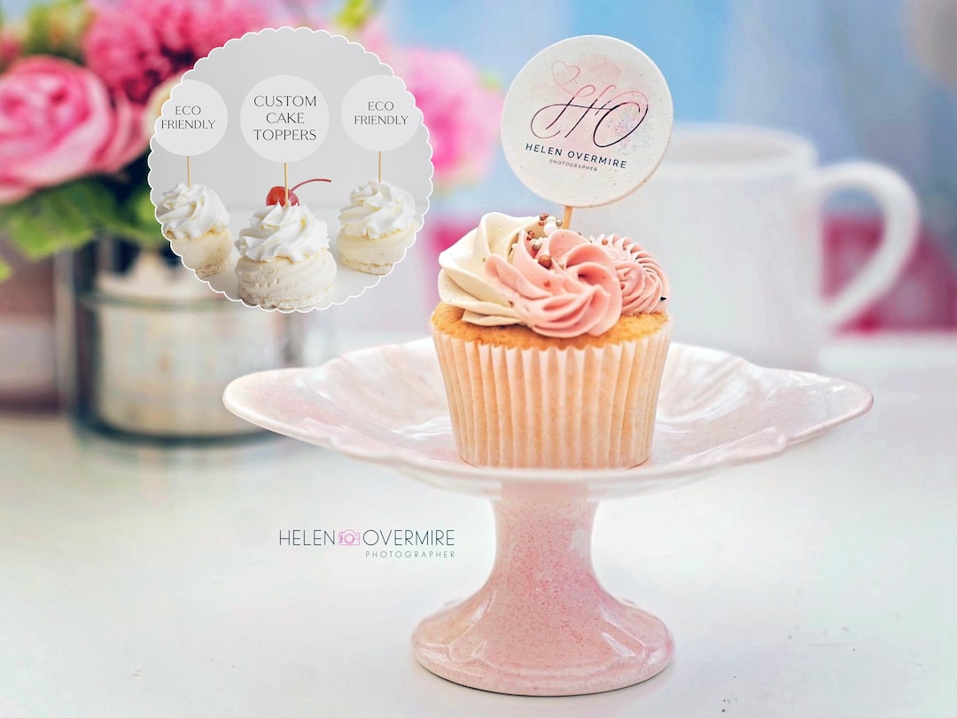 Eco Friendly Cake Topper, Design Your Own Cake Topper, Recycled Cake ...