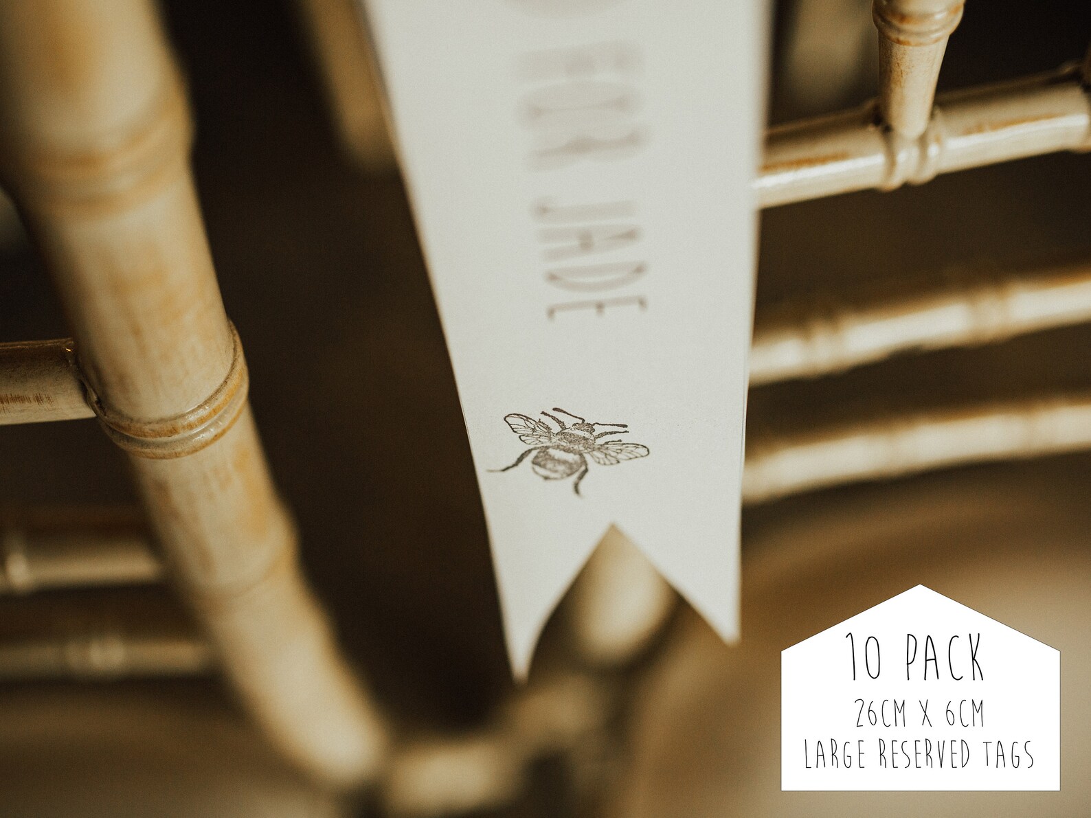 Reserved Wedding Ceremony Seating Tag Reserved Chair Tags - Etsy