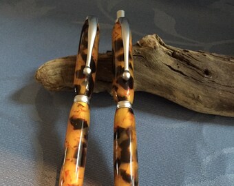 Tortoise Shell Pen - Etsy