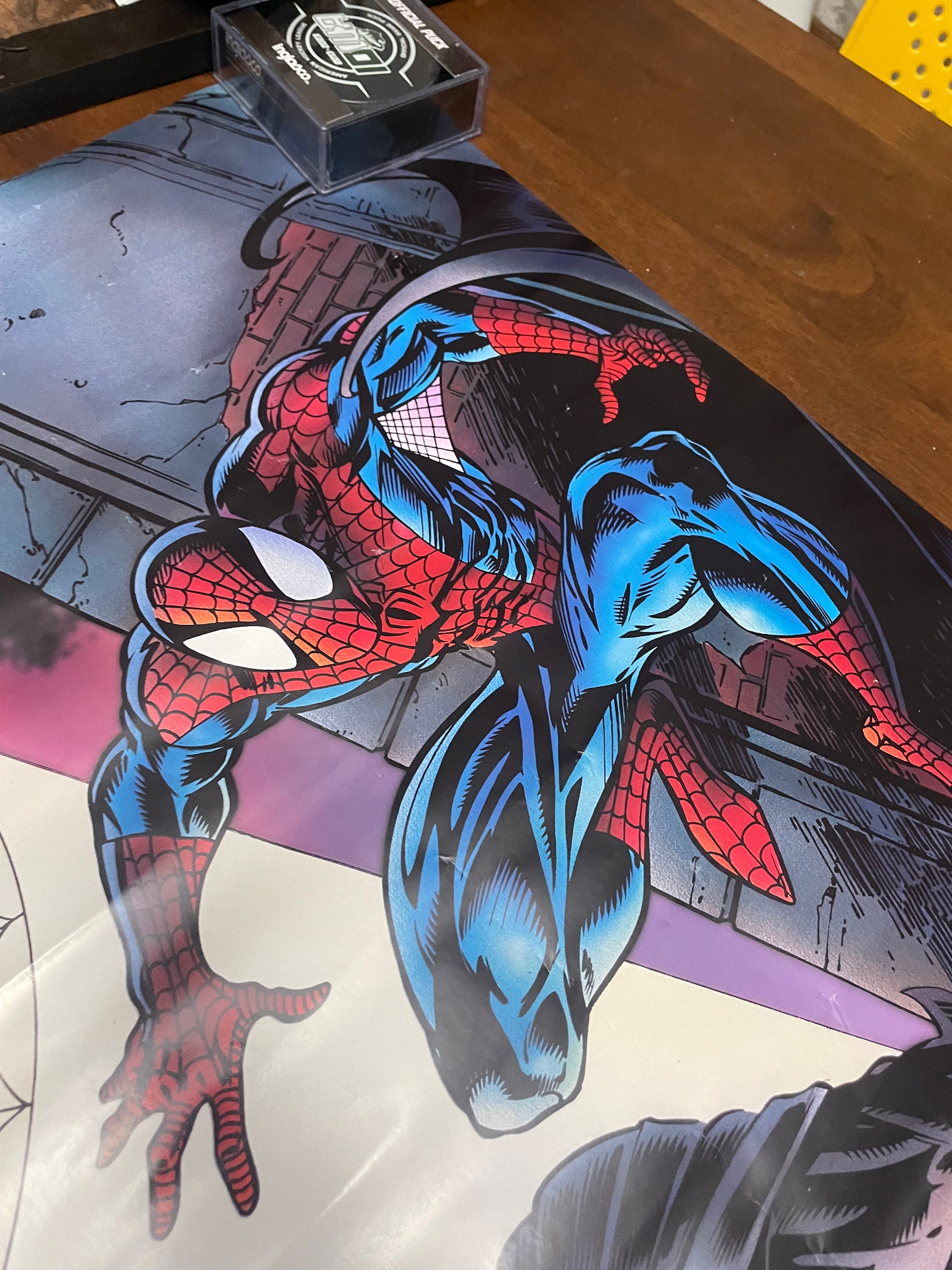 Batman and Spider-man Poster Rare 1995 - Etsy