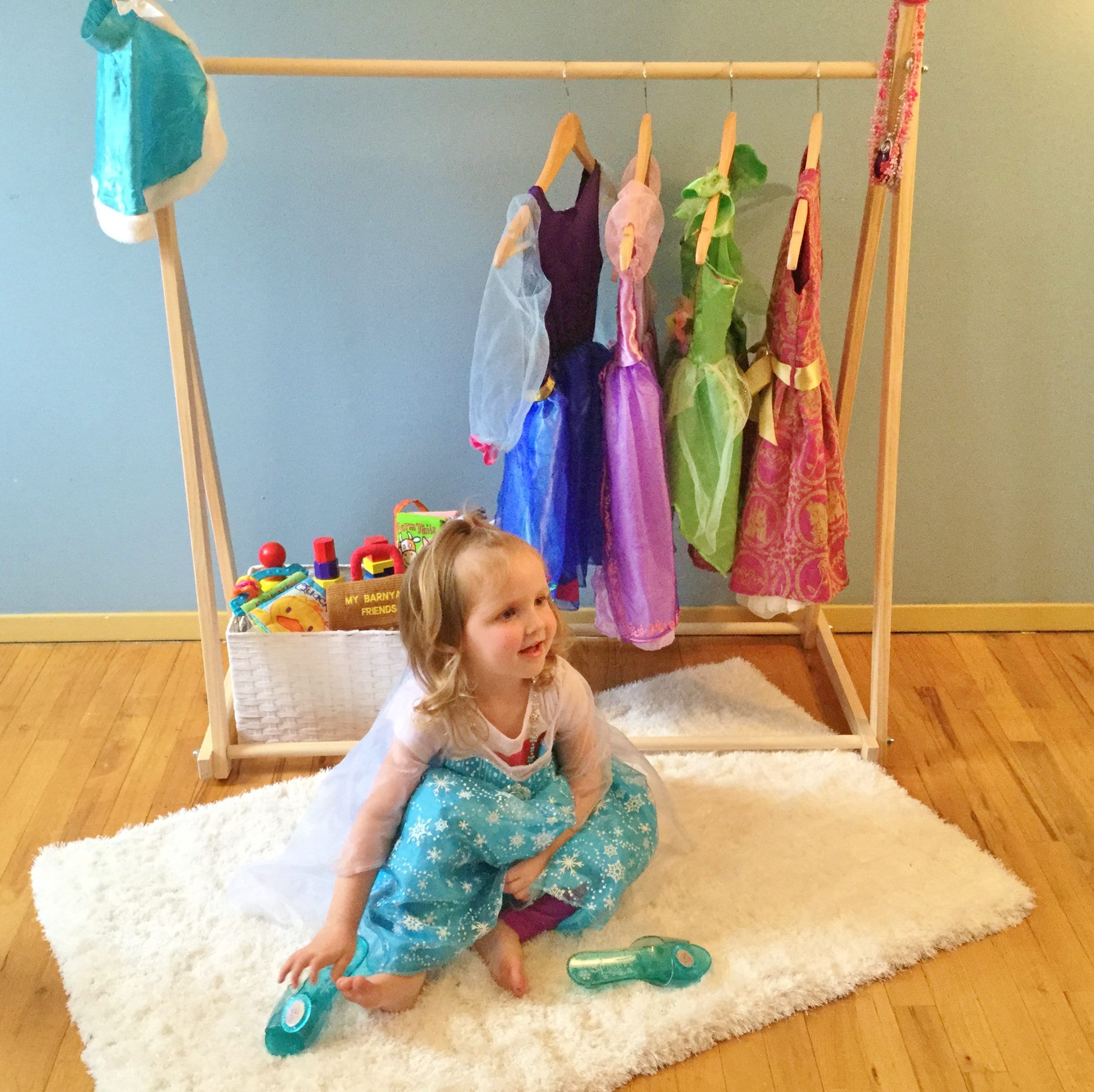 Dress up Storage Kids Clothing Rack Dress up Station - Etsy