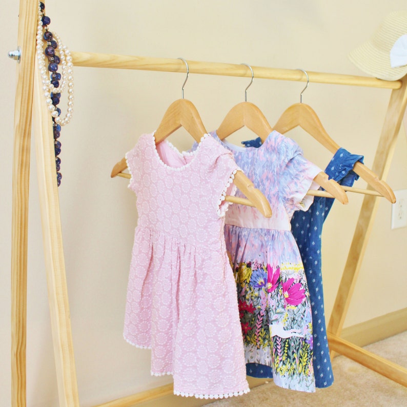 Clothing Rack Nursery Decor Dress up Station Kids Clothing - Etsy