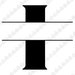 Split Monogram I Digital Download (SVG & PNG) - Etsy