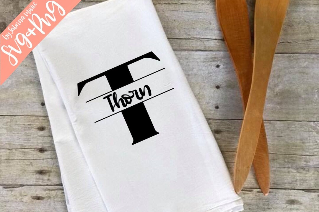Split Monogram T Digital Download (SVG & PNG) - Etsy