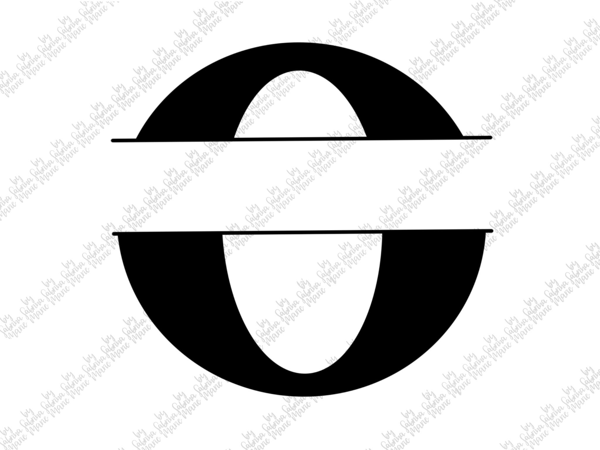 Split Monogram O Digital Download (SVG & PNG) - Etsy