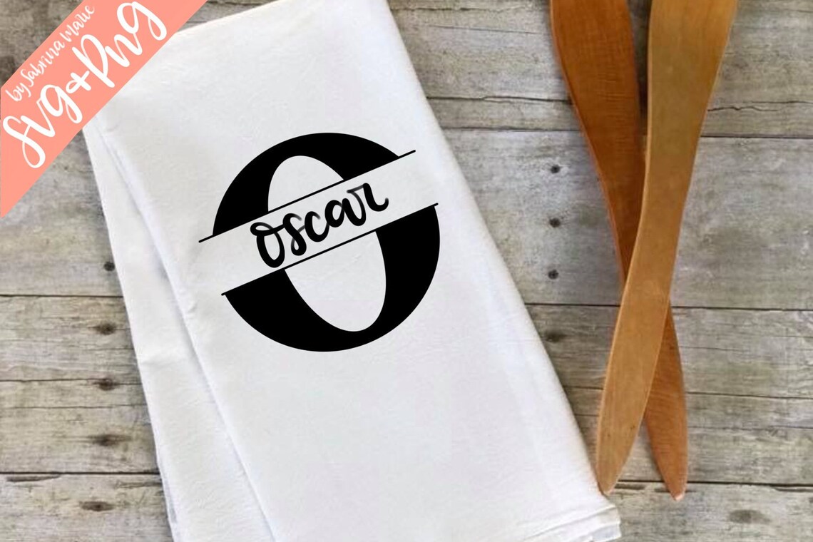 Split Monogram O Digital Download SVG & PNG - Etsy