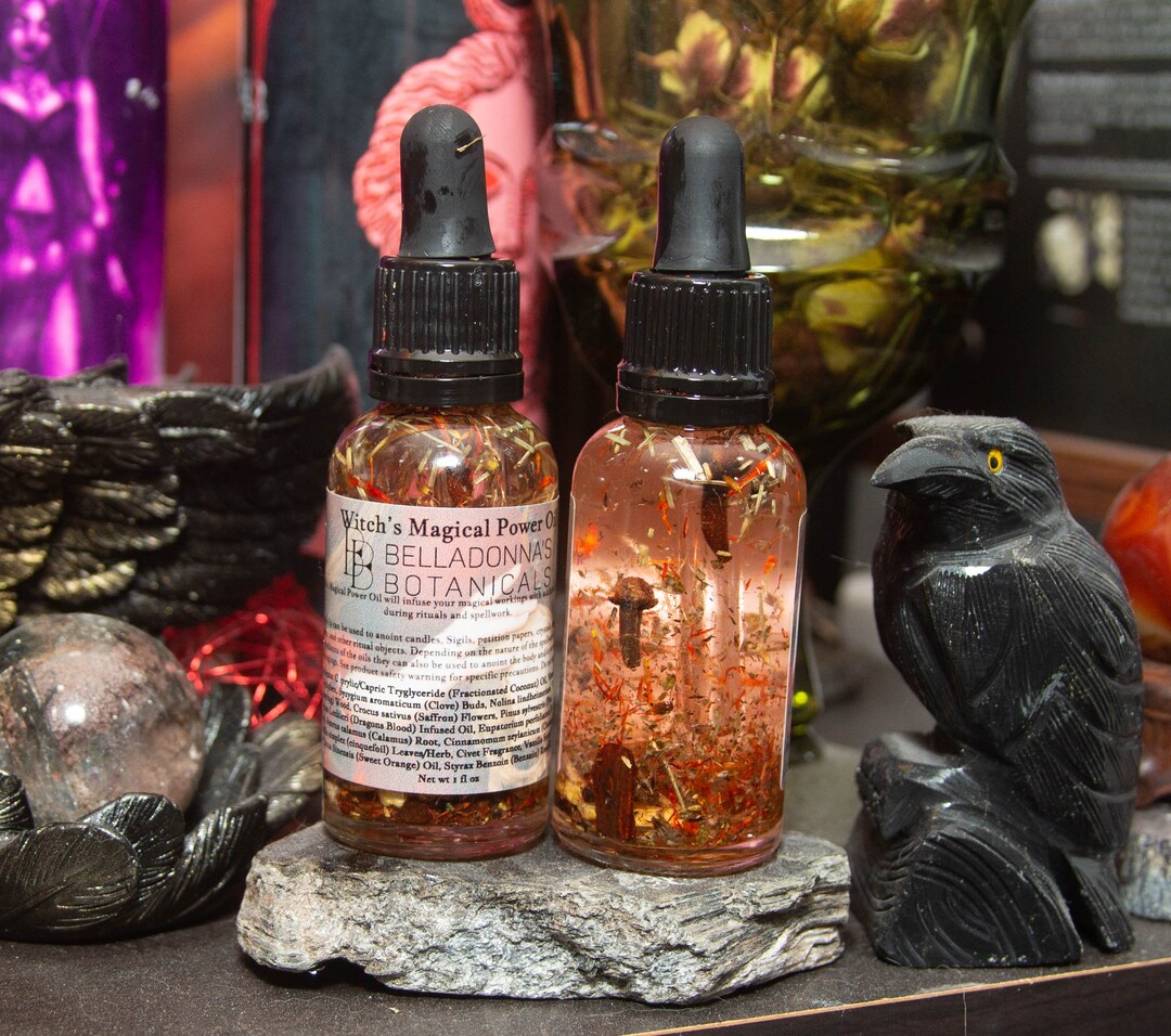 Witch's Magic Power Ritual Oil - Etsy