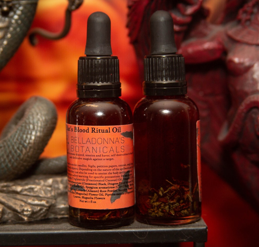 Bats Blood Ritual Oil - Etsy