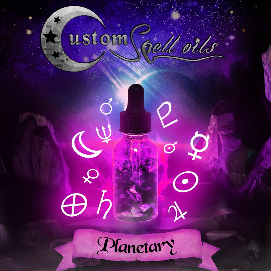 Custom Spell Oils for the Planets - Etsy