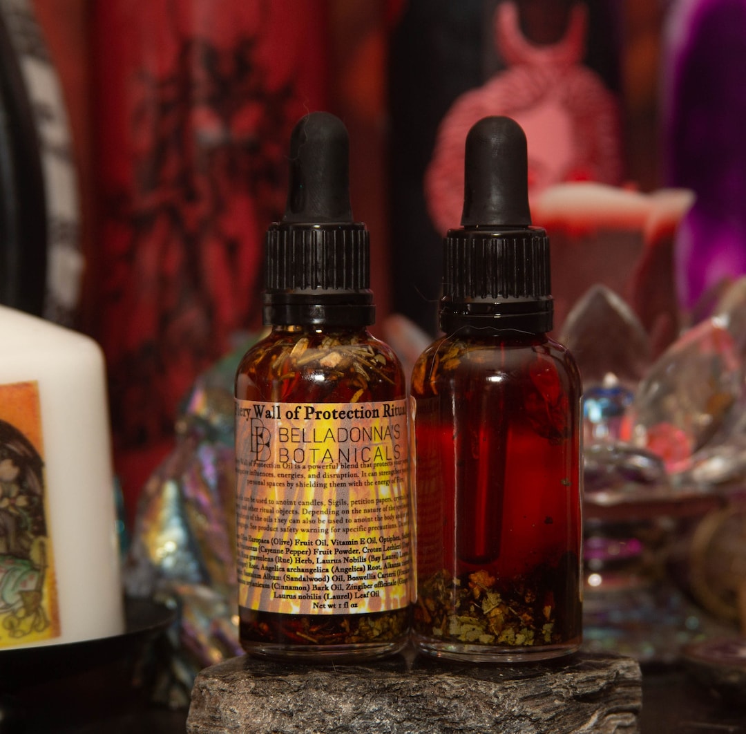 Fiery Wall of Protection Ritual Oil - Etsy