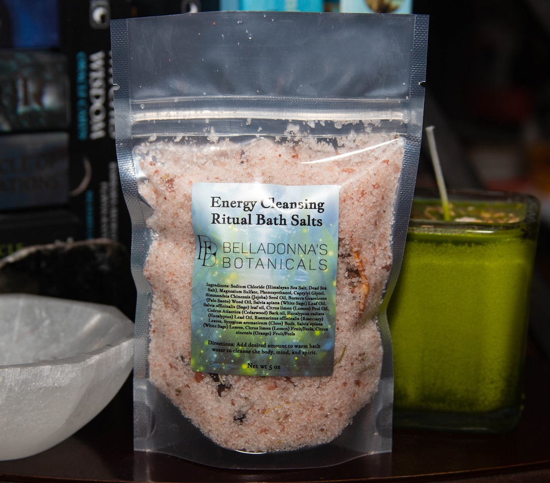 Energy Cleansing Ritual Bath Salts - Etsy