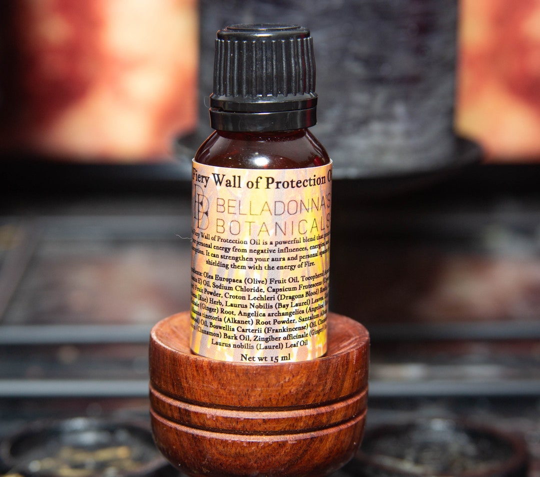 Fiery Wall of Protection Ritual Oil - Etsy