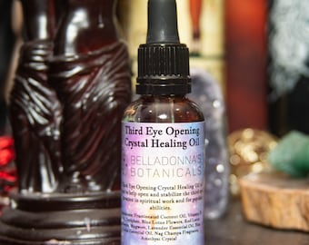 Spirit Guide Connection Botanical & Crystal Infused Oil - Etsy