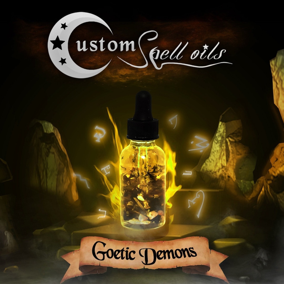 Custom Spell Oils for Goetic Demons - Etsy