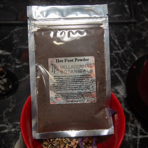 Hot Foot Powder .5oz Removal Hexing Hoodoo Spell Work - Etsy