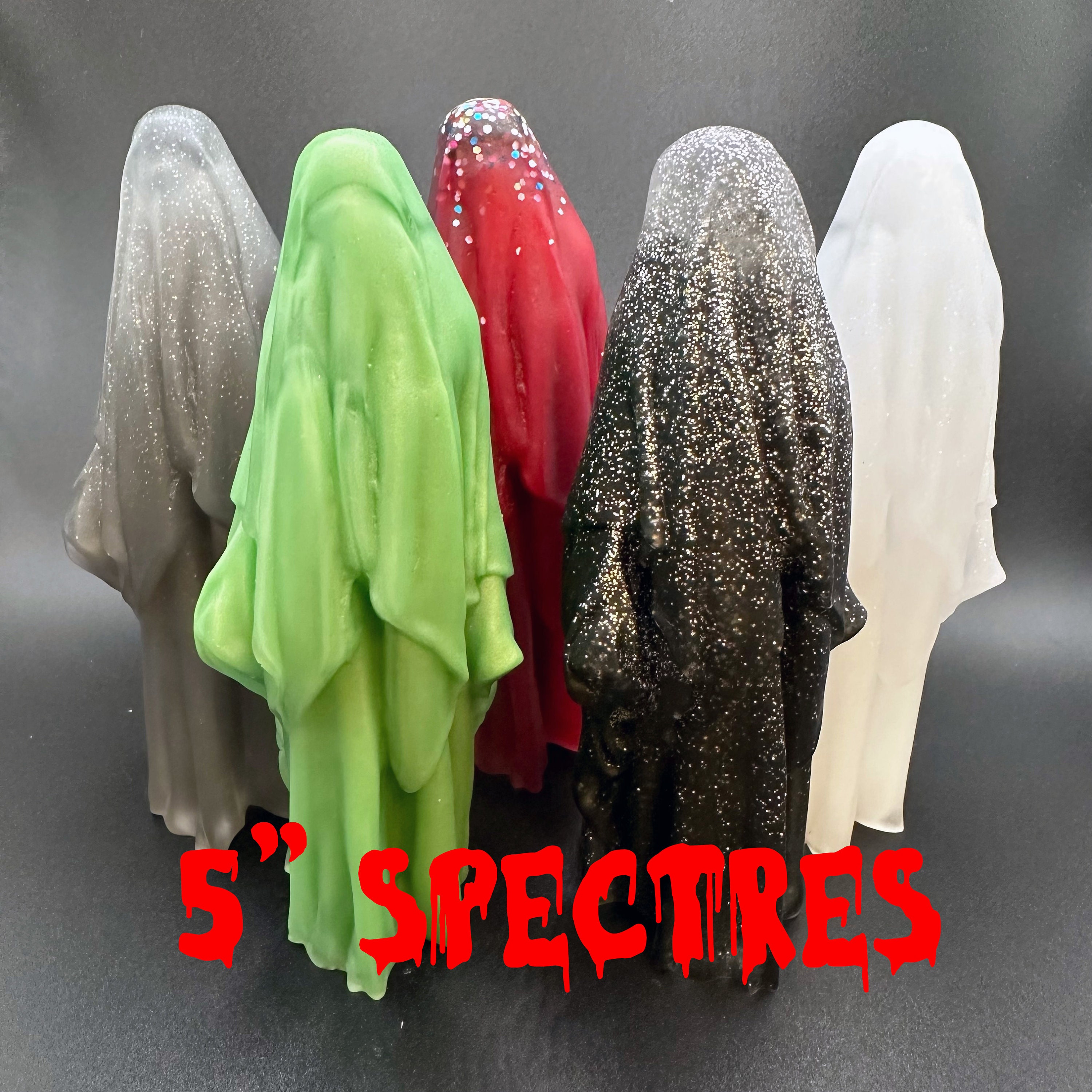 5 Resin Spectre Ghost Figurines - Etsy