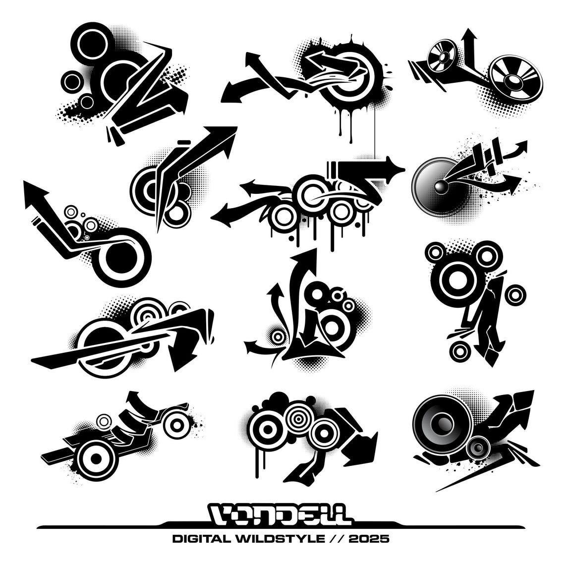 Frutiger Metro / Vectorheart Digital Wildstyle Vector Kit (photoshop ...
